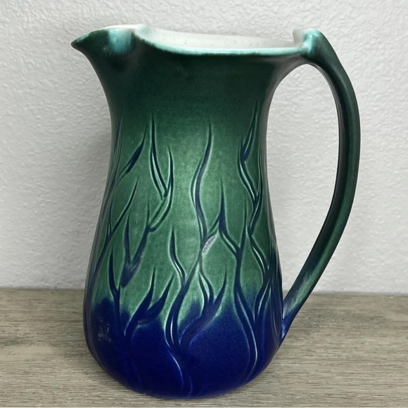JK Dryden Pottery | Accents | Jk Dryden Pottery Hot Springs Blue Green ...